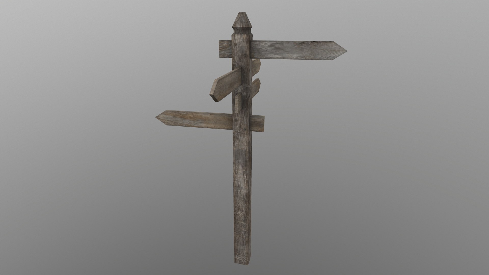 3D model Directional Sign Post - TurboSquid 1880687