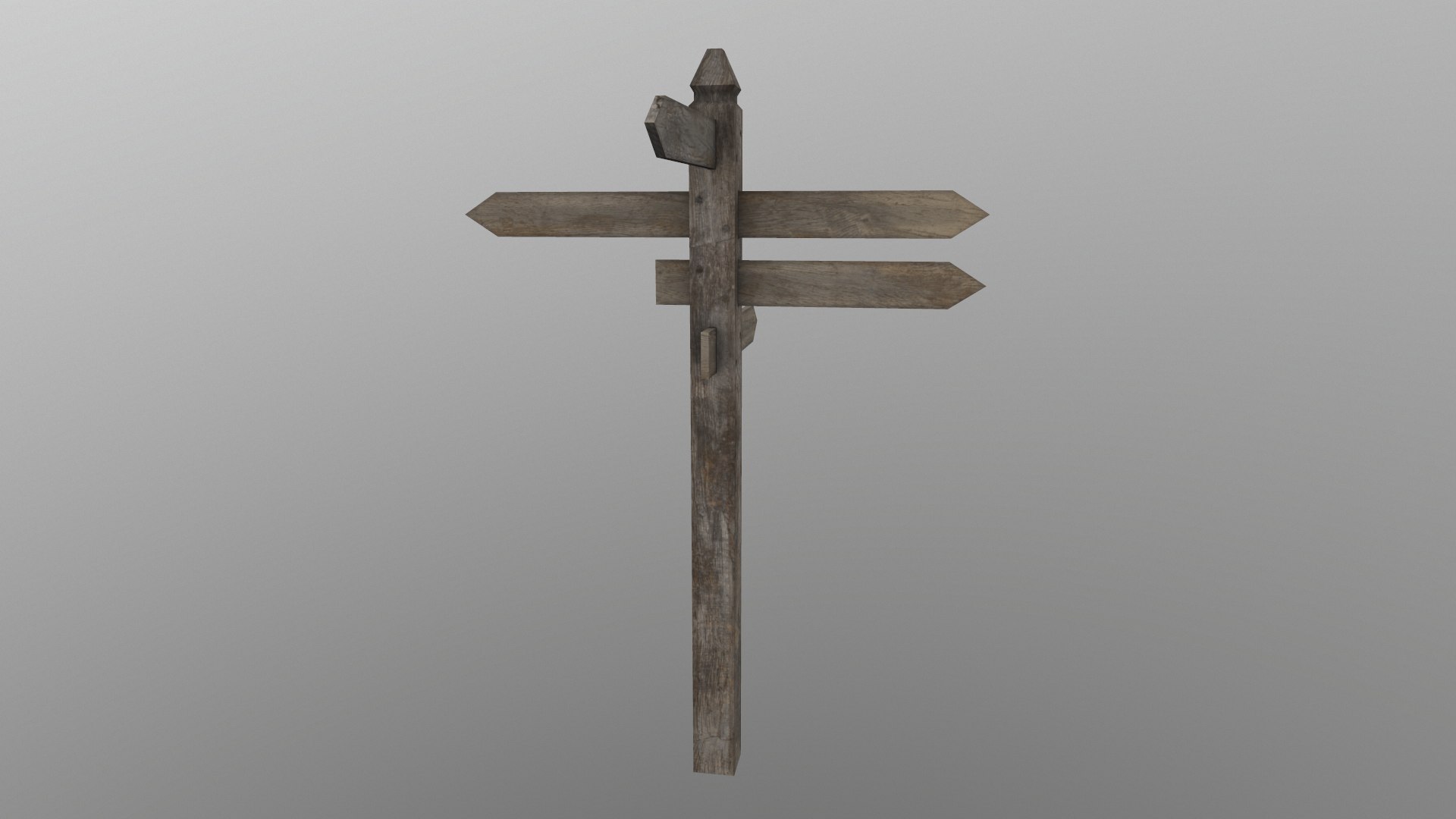 3D model Directional Sign Post - TurboSquid 1880687