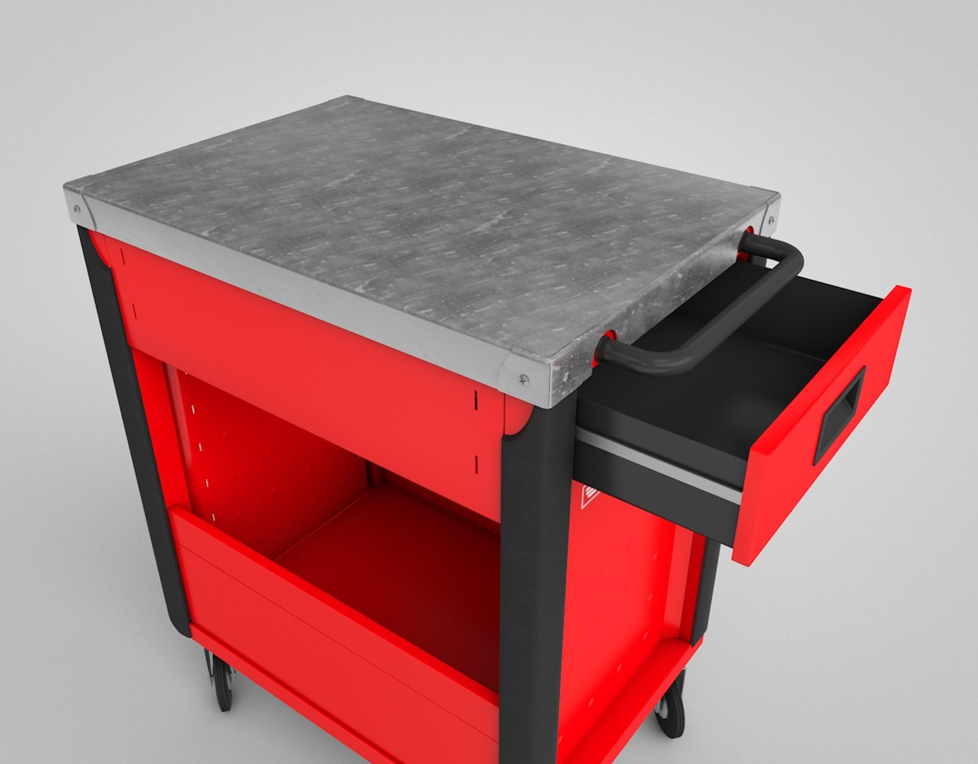 Facom Wheels-table Service 3D Model - TurboSquid 1335272