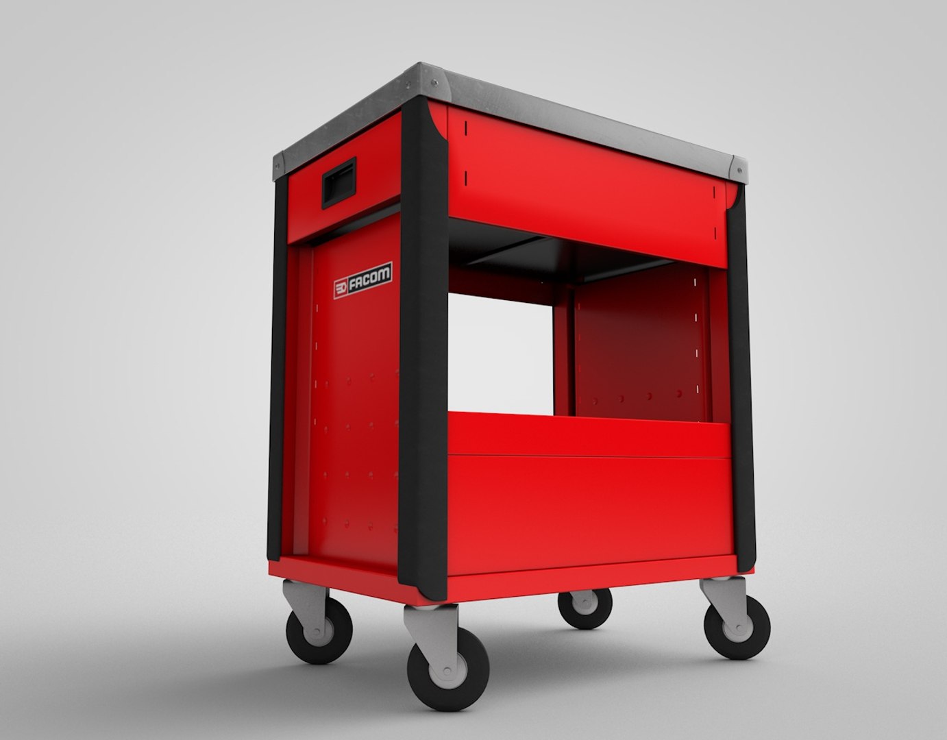 Facom Wheels-table Service 3D Model - TurboSquid 1335272