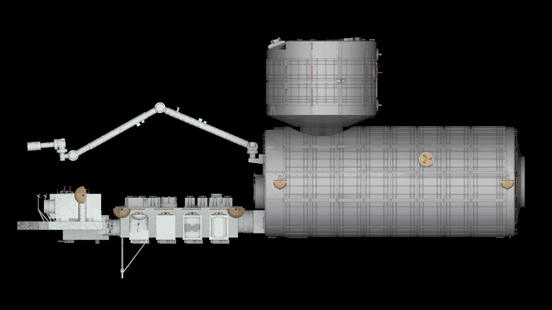 C4d Iss Japanese Module Jem