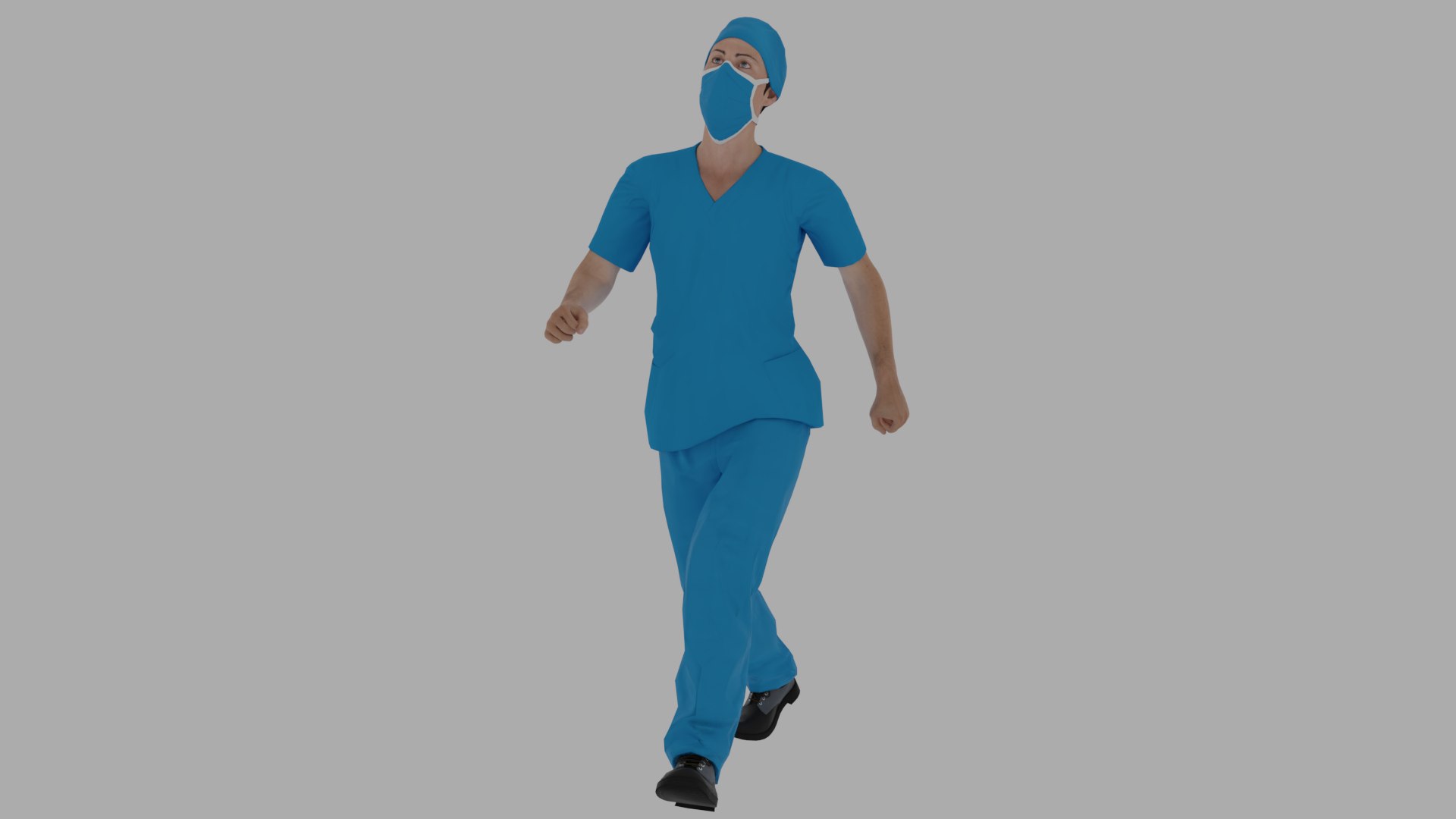 Male Nurse Character 3D Model - TurboSquid 1651955