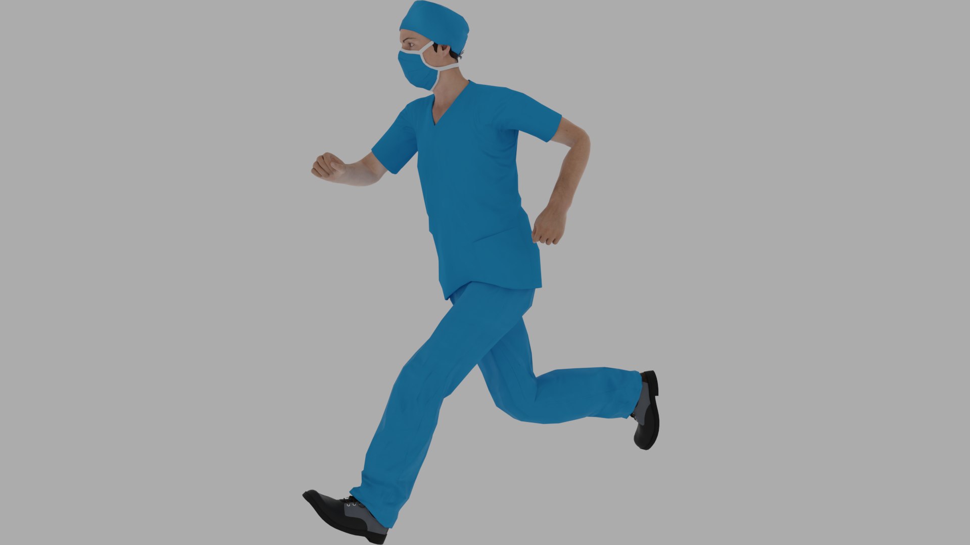 Male Nurse Character 3D Model - TurboSquid 1651955