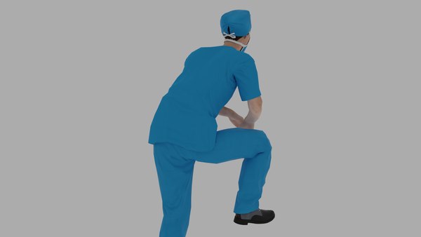 Male nurse character 3D model - TurboSquid 1651955