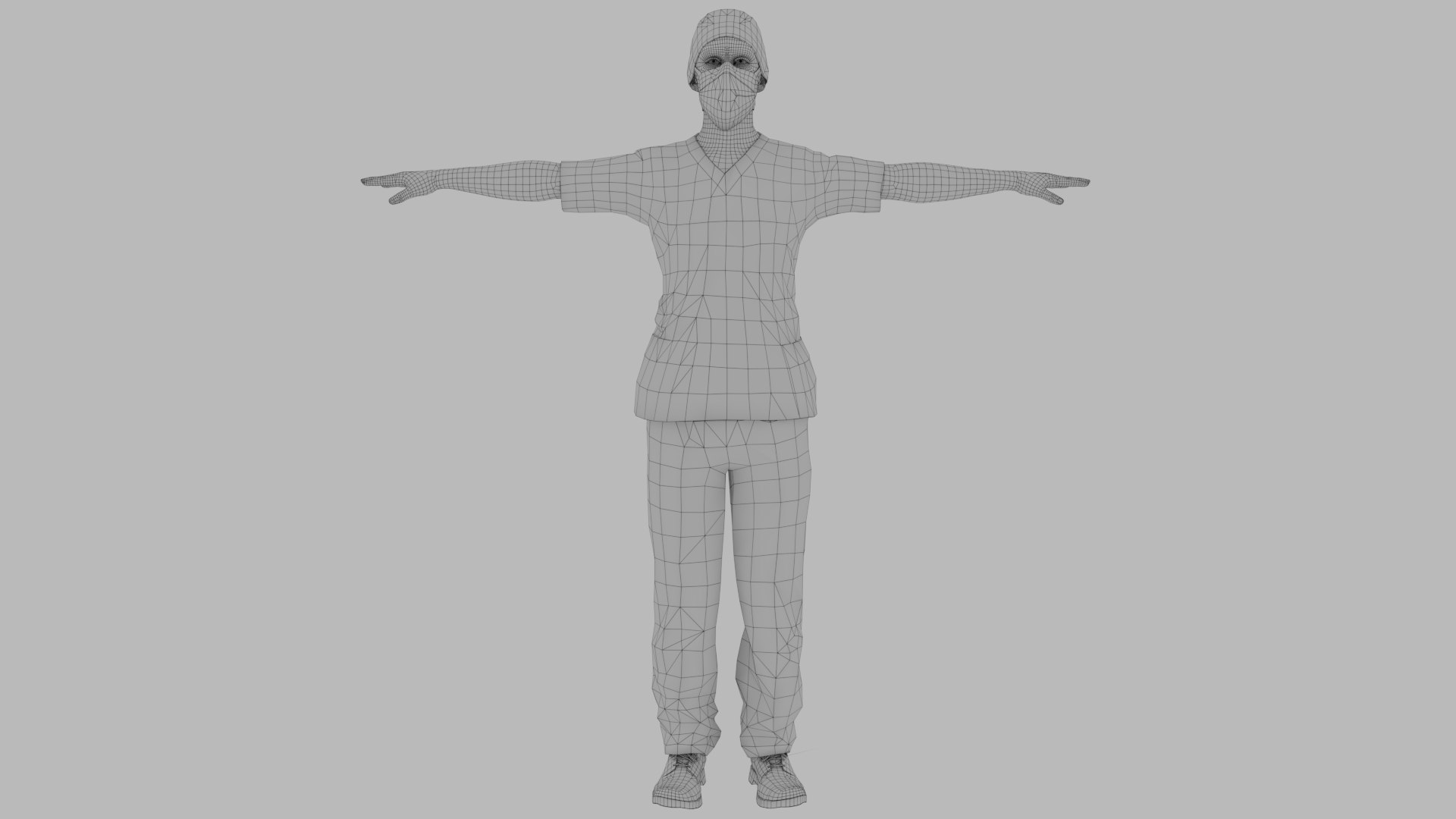Male Nurse Character 3D Model - TurboSquid 1651955