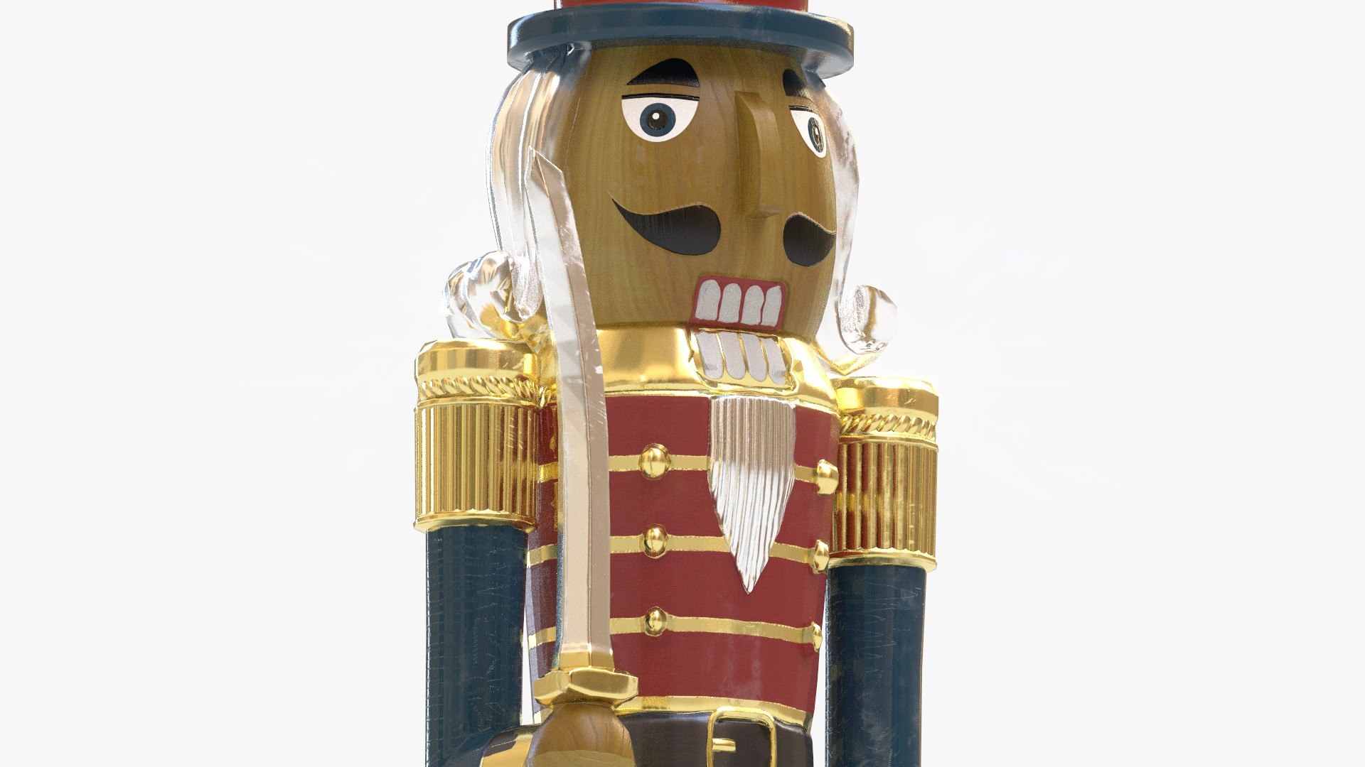 Nutcracker WOOD Christmas 3D Model - TurboSquid 2000448