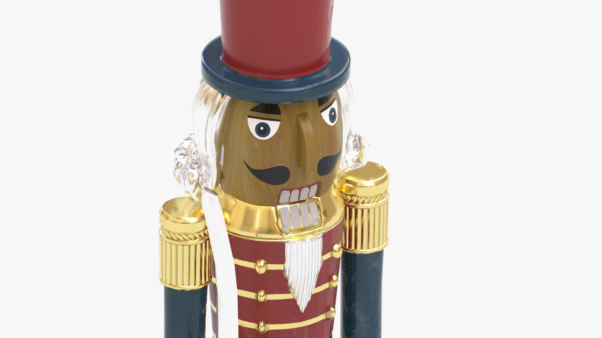 Nutcracker WOOD Christmas 3D Model - TurboSquid 2000448