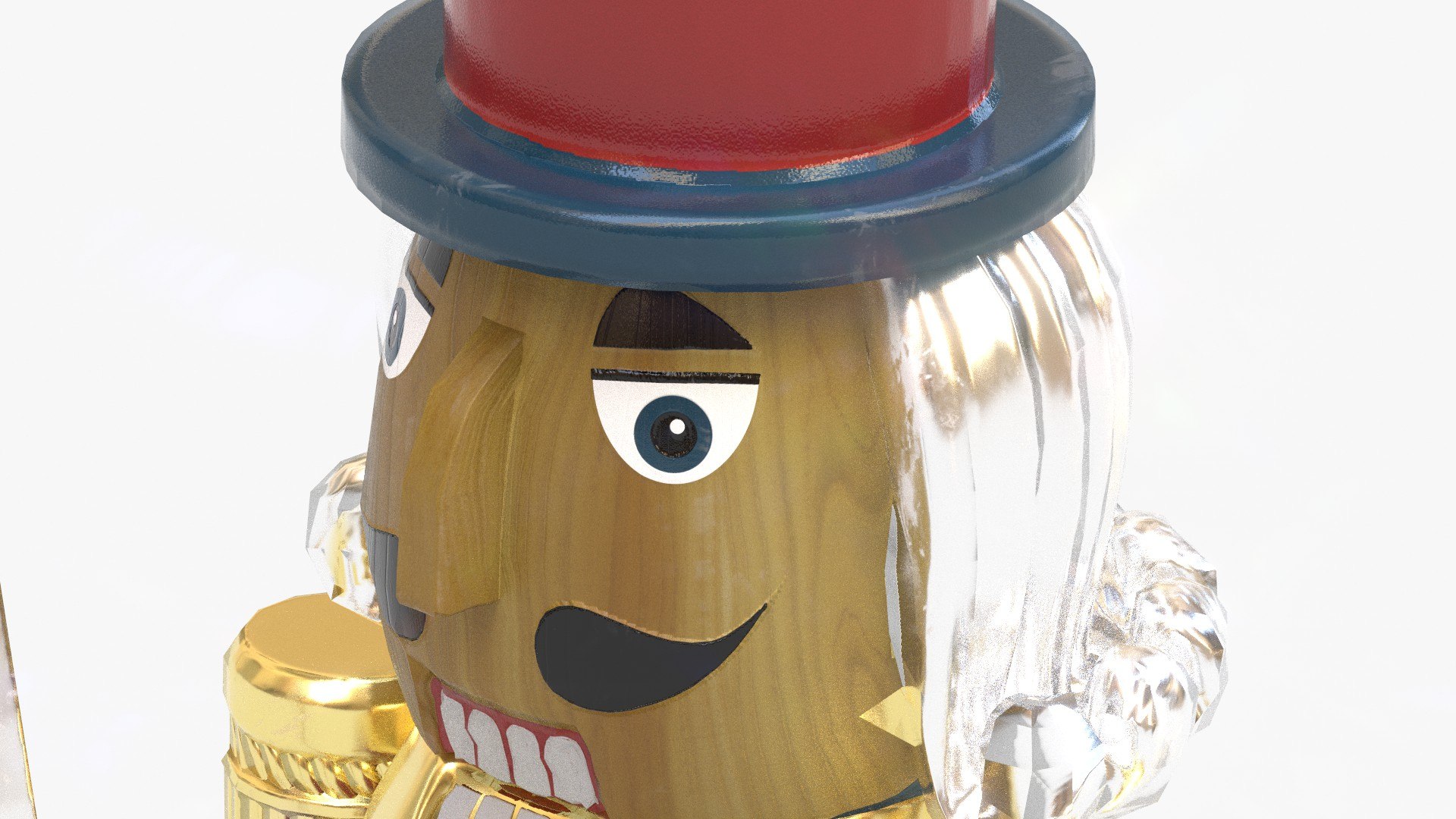 Nutcracker WOOD Christmas 3D Model - TurboSquid 2000448