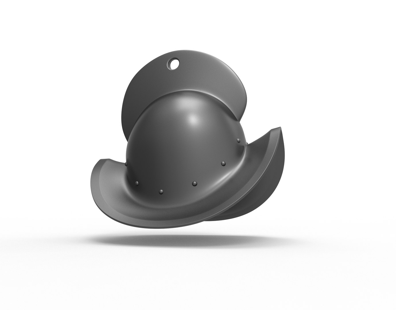 3D Conquistador Helmet Keychain Model - TurboSquid 2198445