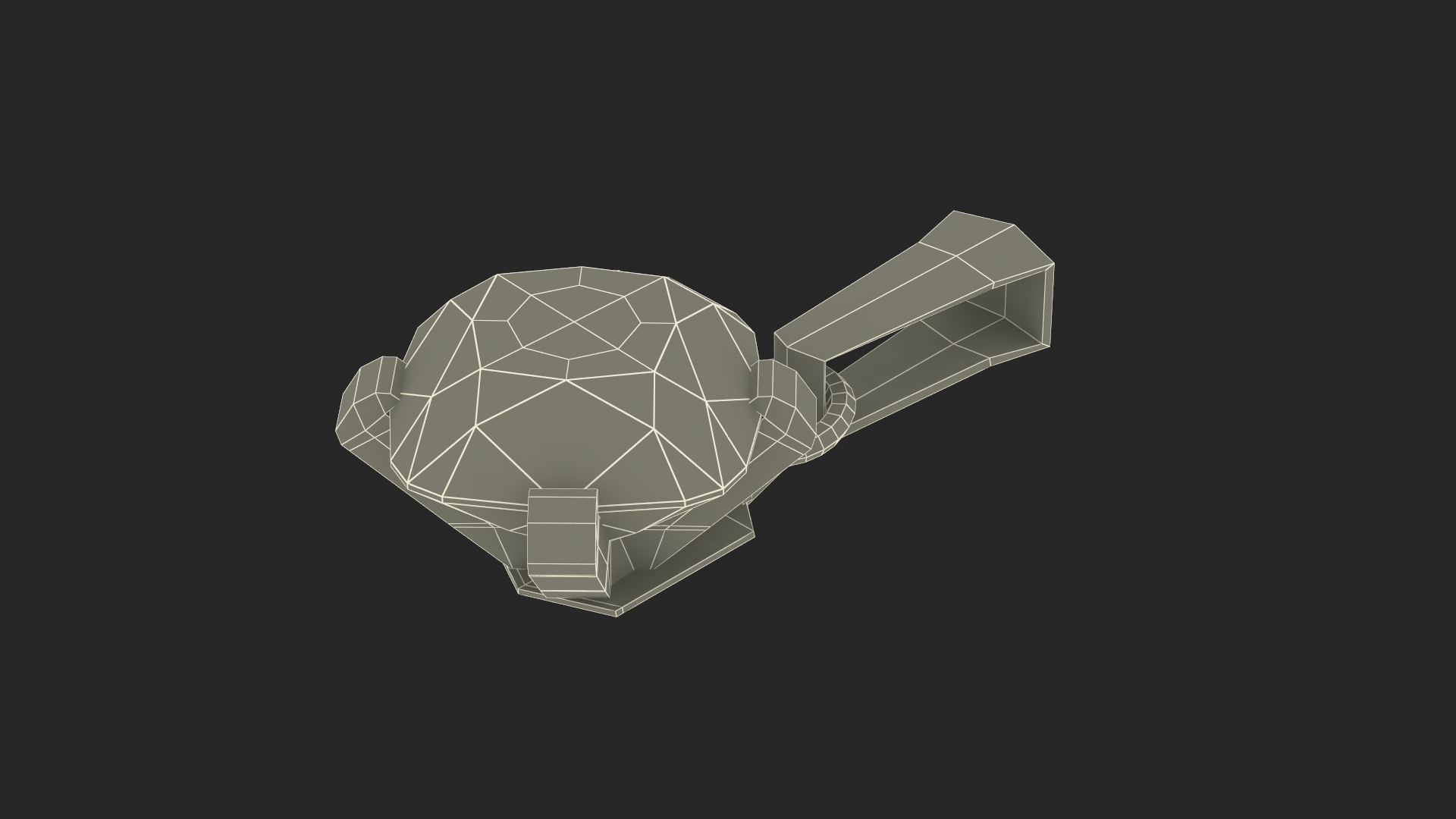 3D Model Solitaire Diamond Pendant - TurboSquid 2133290