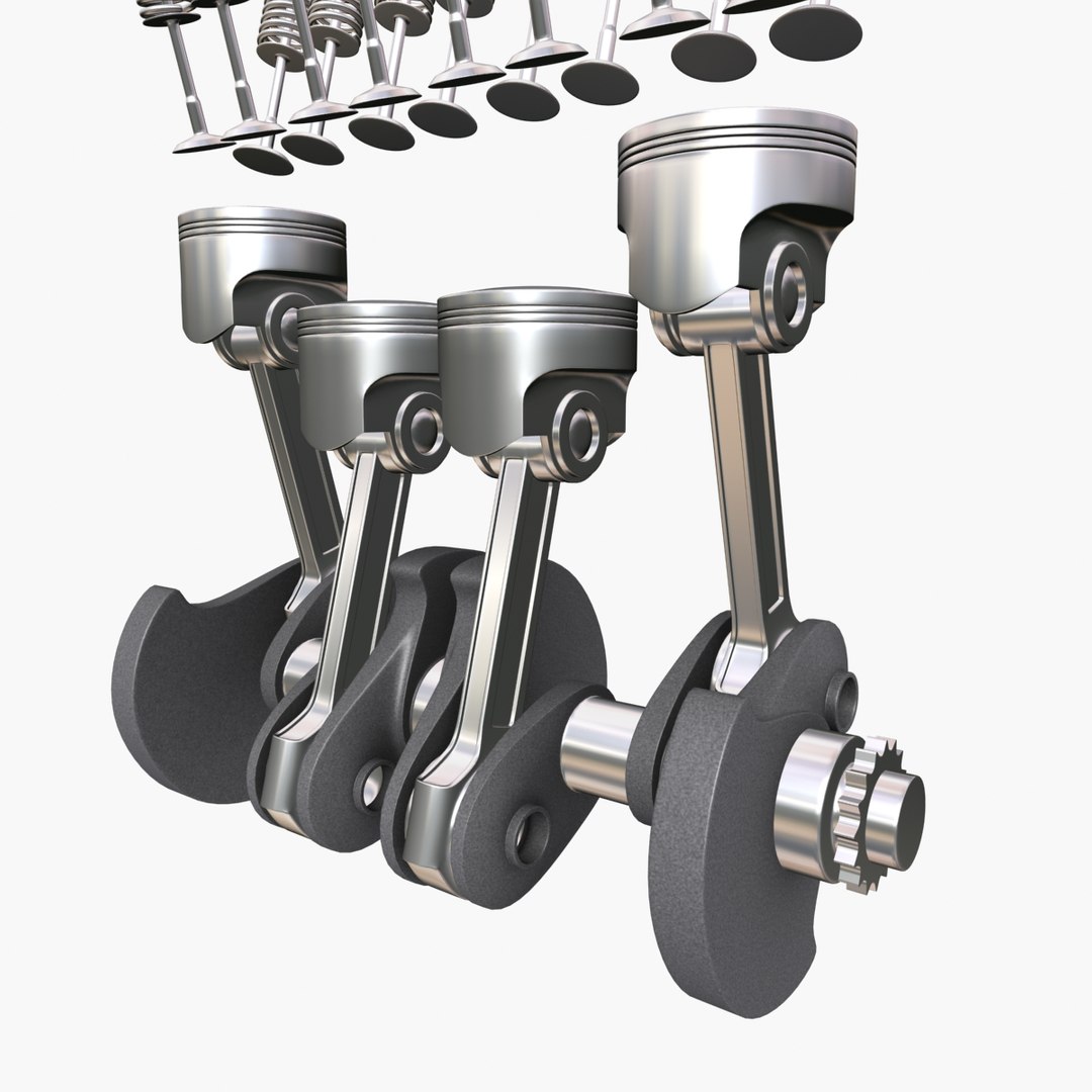 3d Motor Engine Model