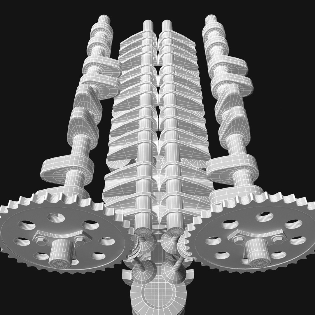 3d Motor Engine Model