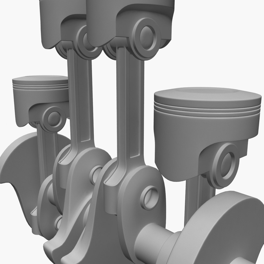 3d Motor Engine Model