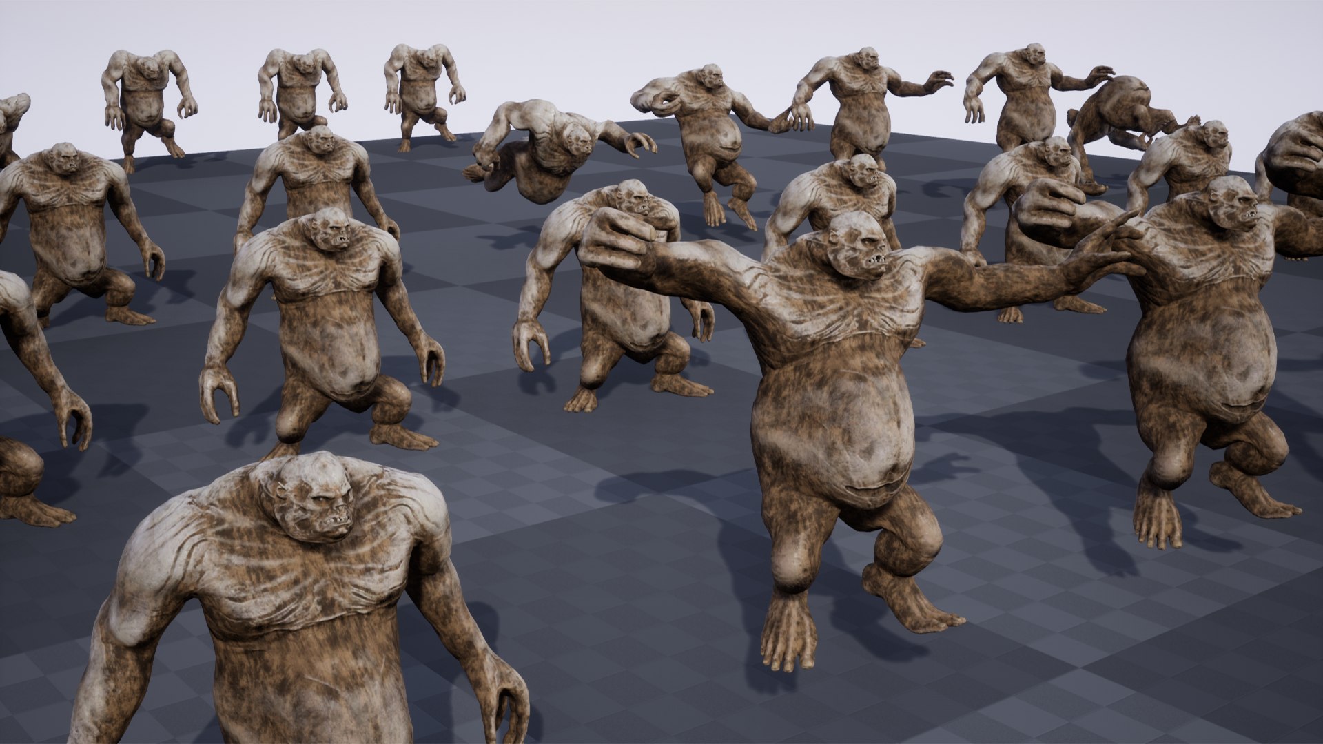 Mummy Zombie Fat Model - TurboSquid 2443134