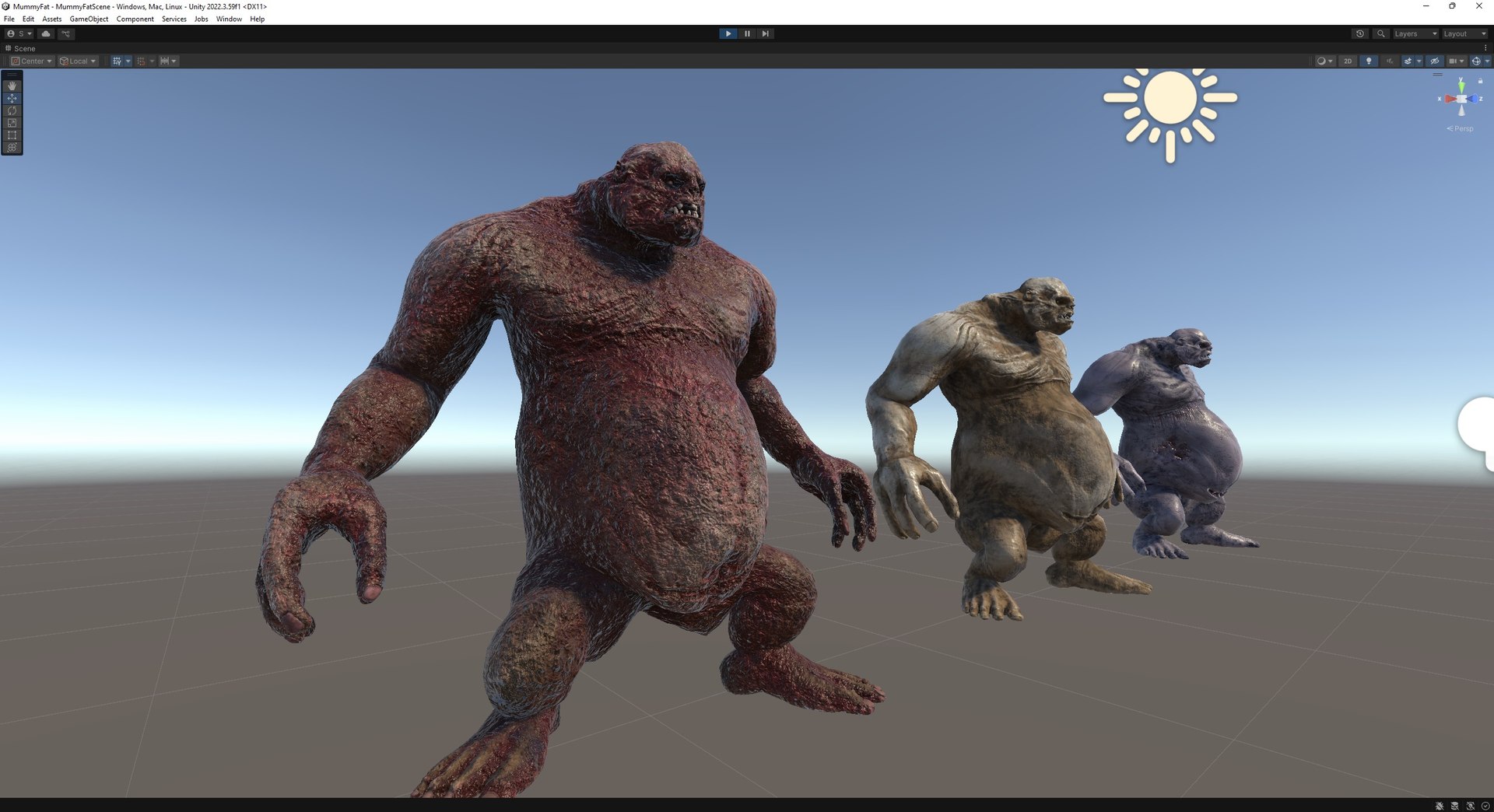Mummy Zombie Fat Model - TurboSquid 2443134