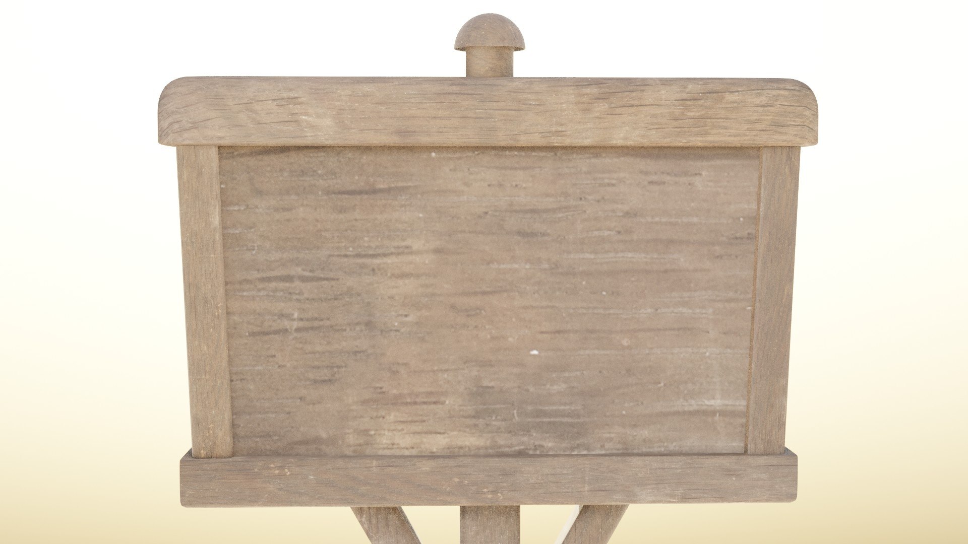 3D Wooden Sign Old Model - TurboSquid 1716658