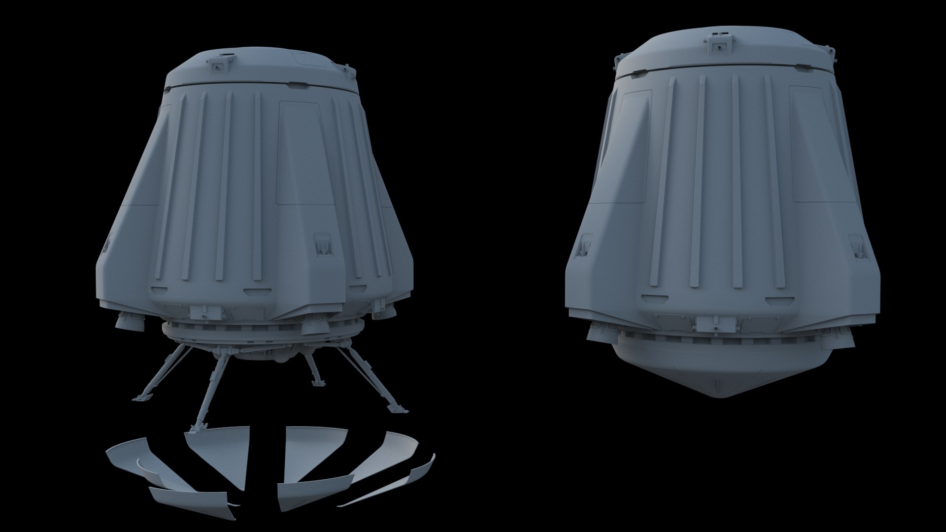 Sci Fi Escape Pod 3D Model - TurboSquid 2164846