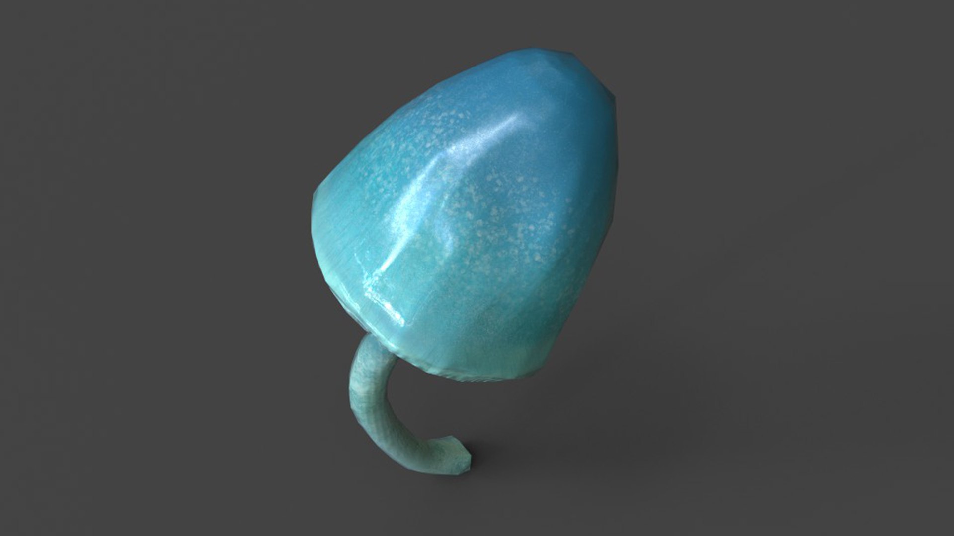 3D Blue Mushroom - TurboSquid 1981230