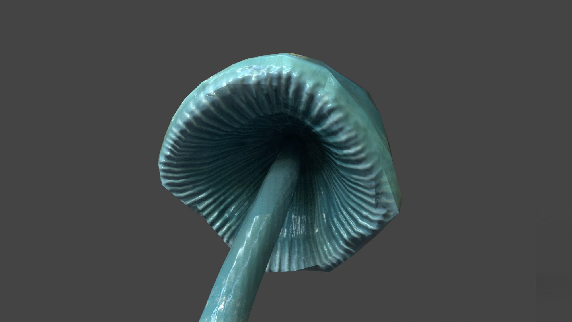 3D Blue Mushroom - TurboSquid 1981230