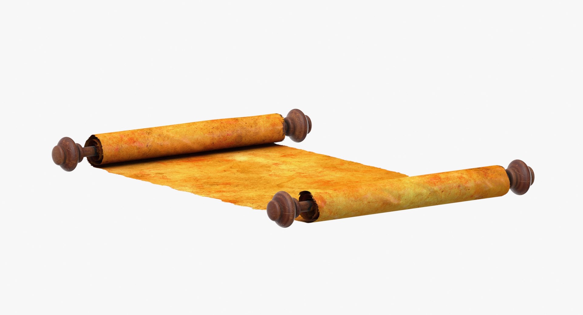 Scroll Open 03 3D - TurboSquid 1565794