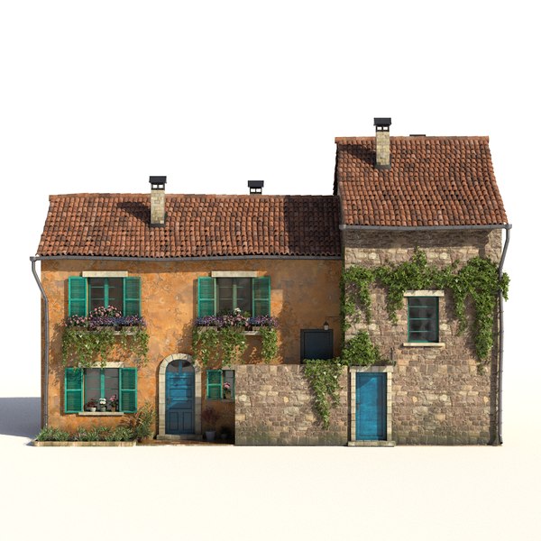3D house europe old model - TurboSquid 1585200