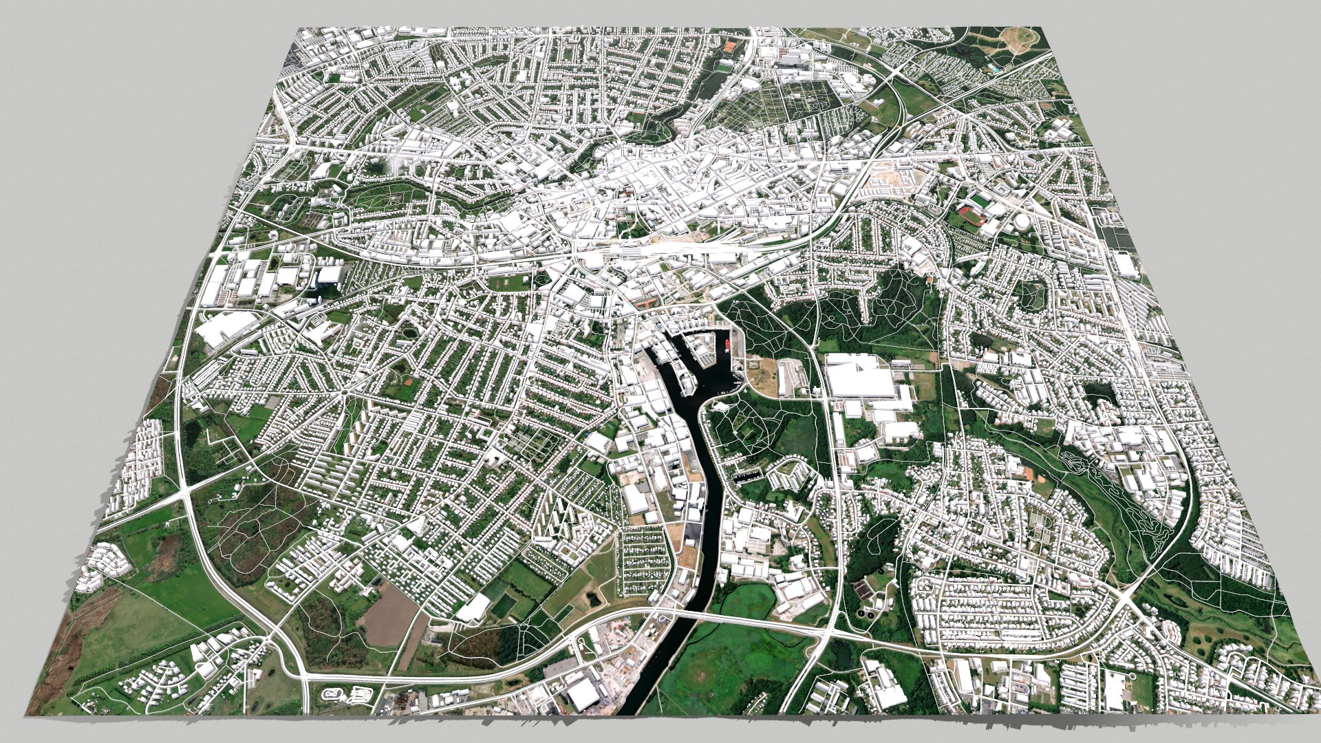Cityscape Odense Denmark Model - TurboSquid 2067183