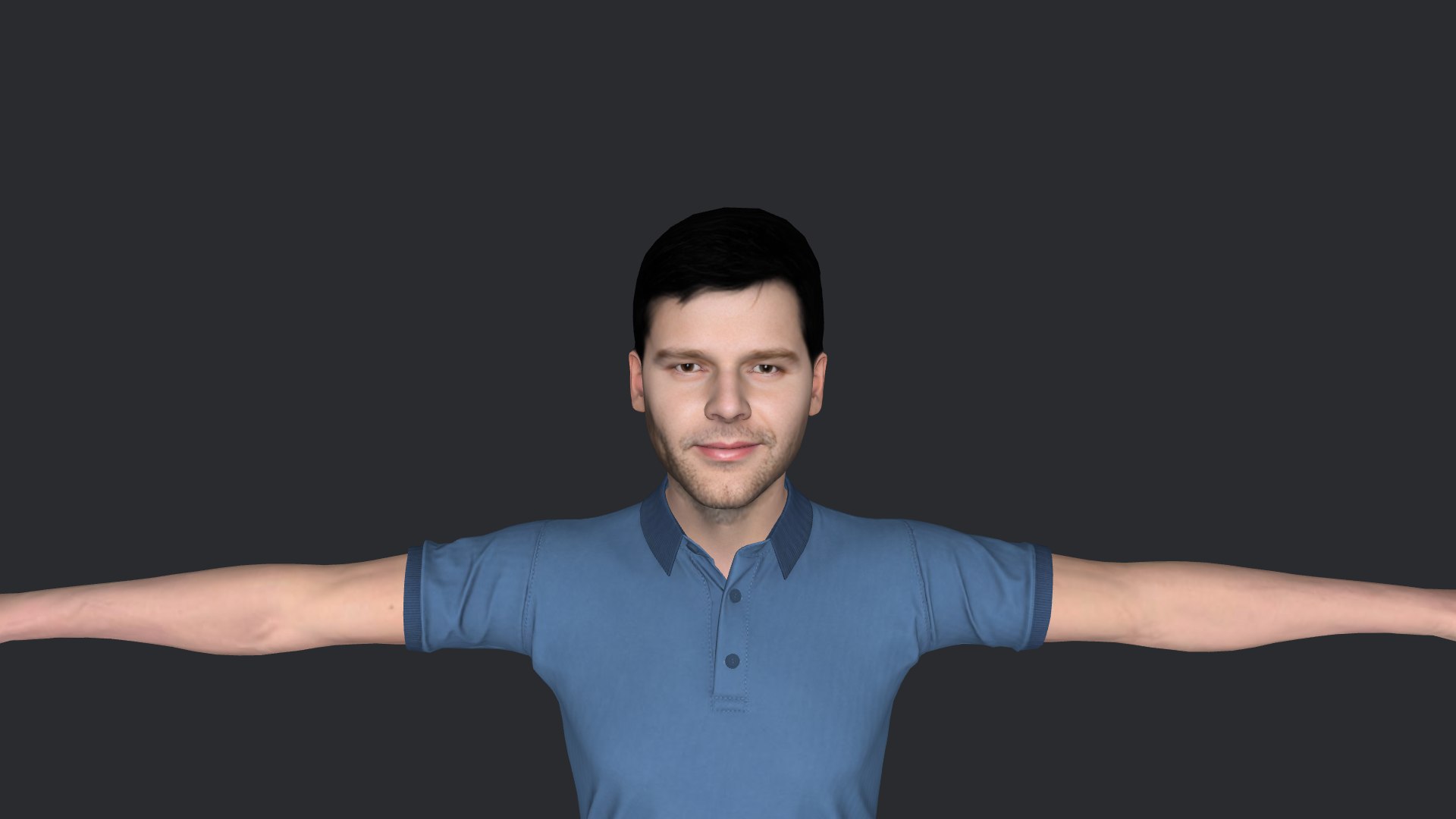 3D Ricky Martin Hyper Realistic Full Body Fully Rigged 3D Character ...