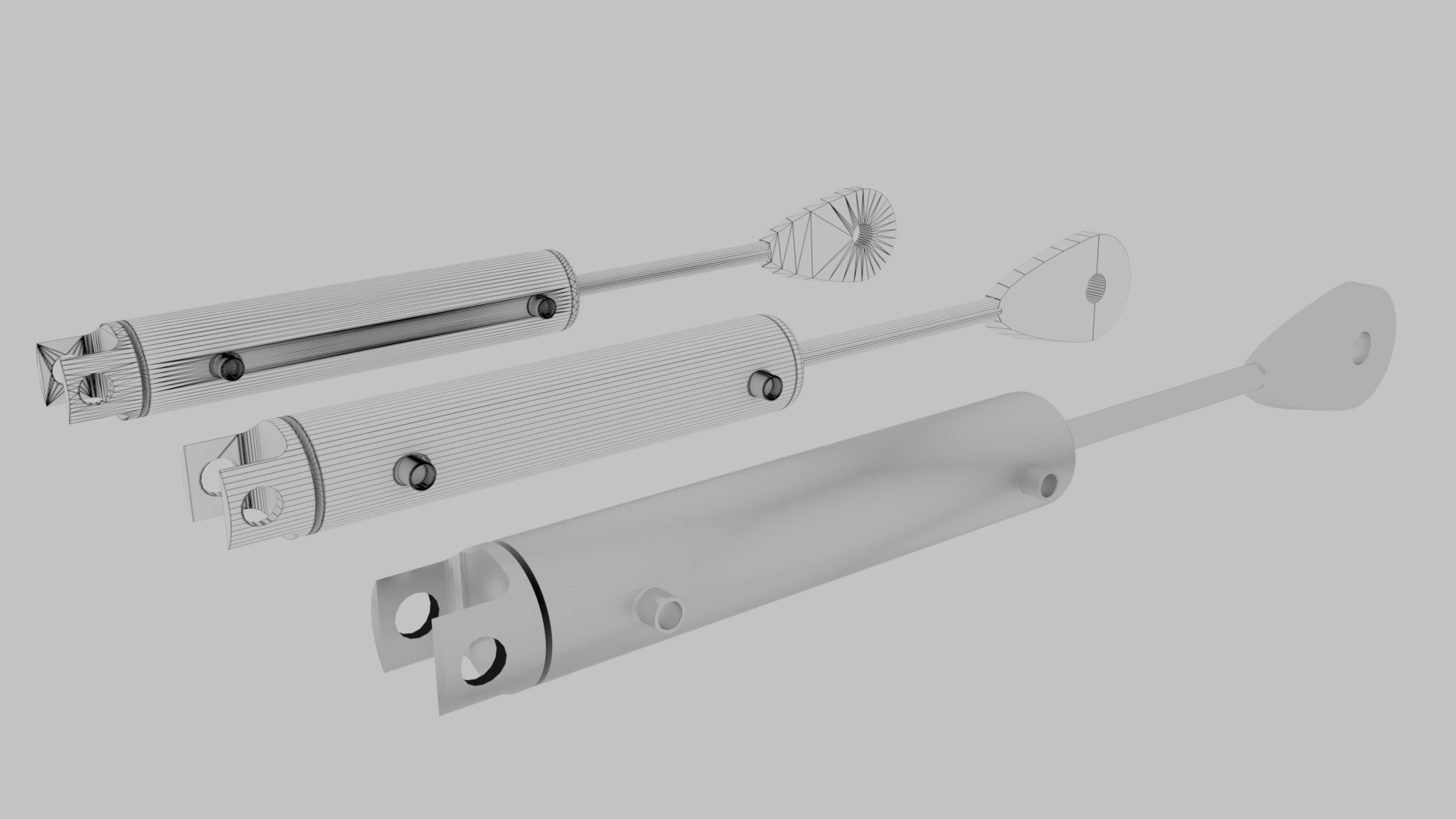 3D Linear Actuator - TurboSquid 1333375