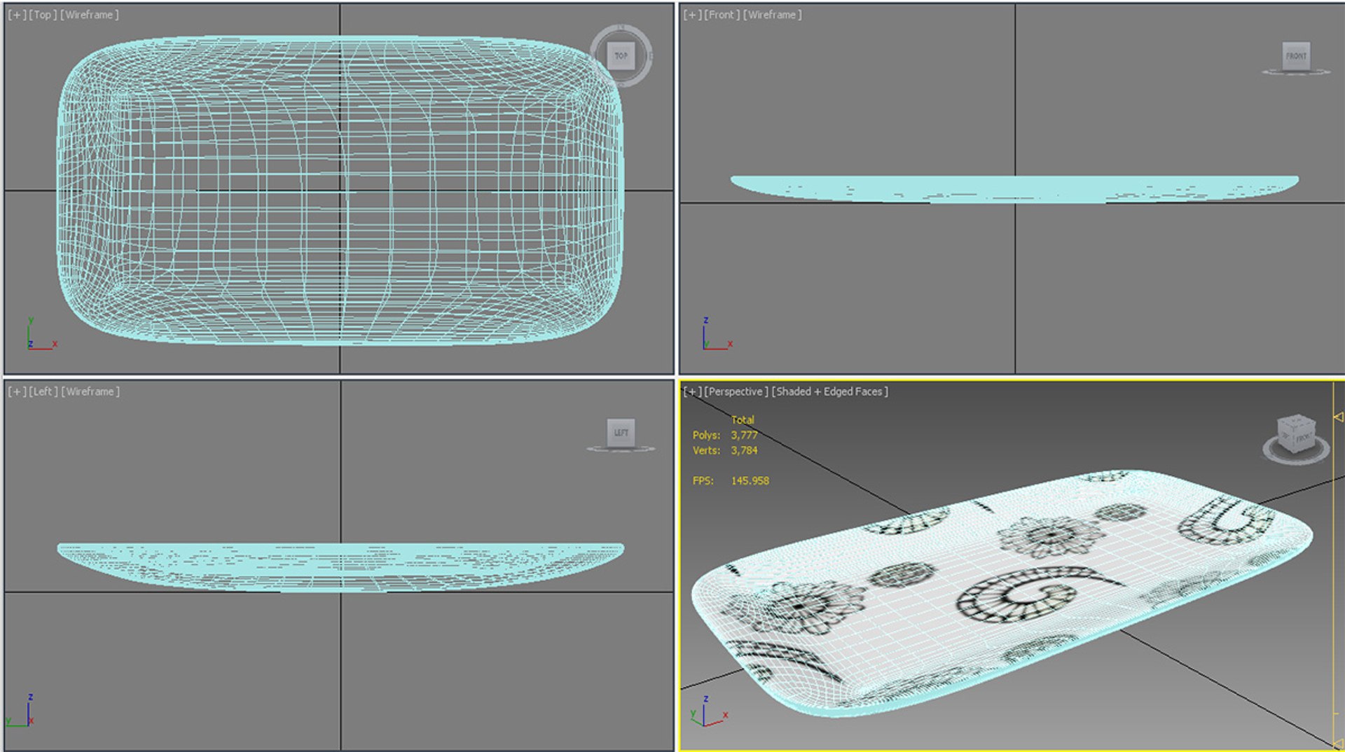 3D ceramic plate - TurboSquid 1430579