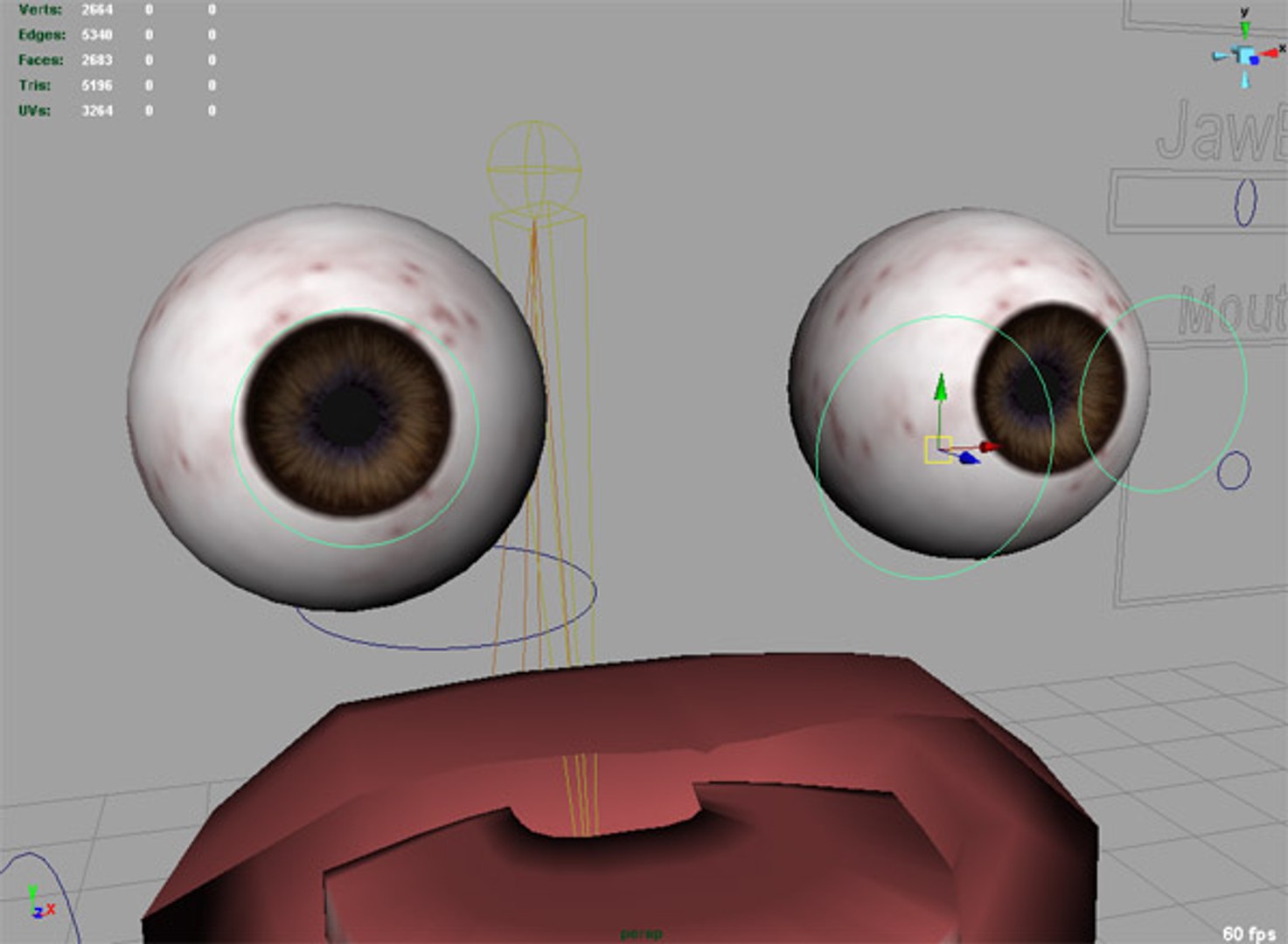 Biped Animation Rig Fk 3d Model