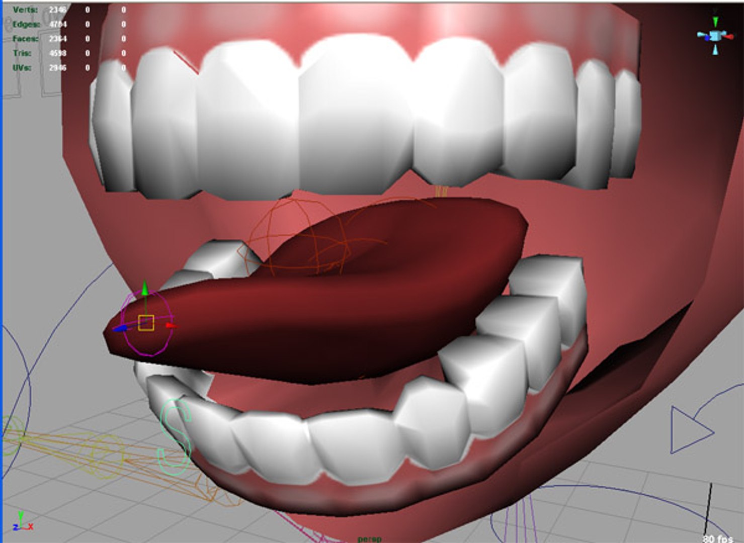 Biped Animation Rig Fk 3d Model