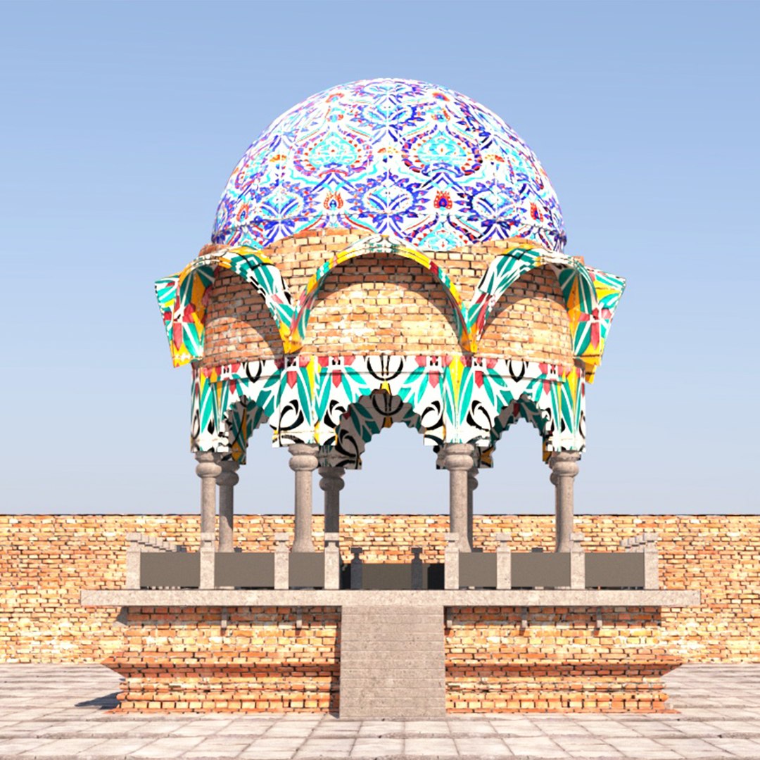 Eight Temple Buildings 3D - TurboSquid 1982319