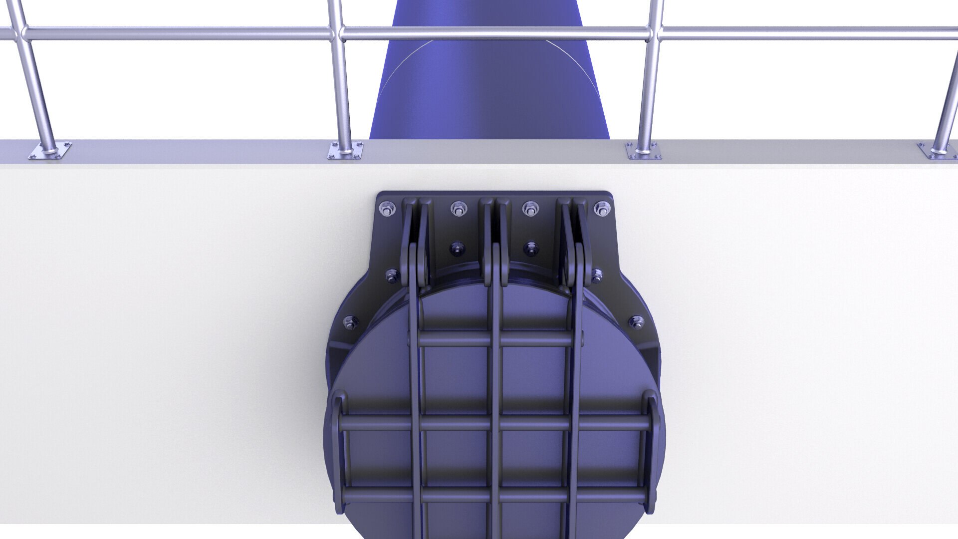 Concrete Bridge Sewage Drain Outlet Flap Gate 25 Model - TurboSquid 1979976