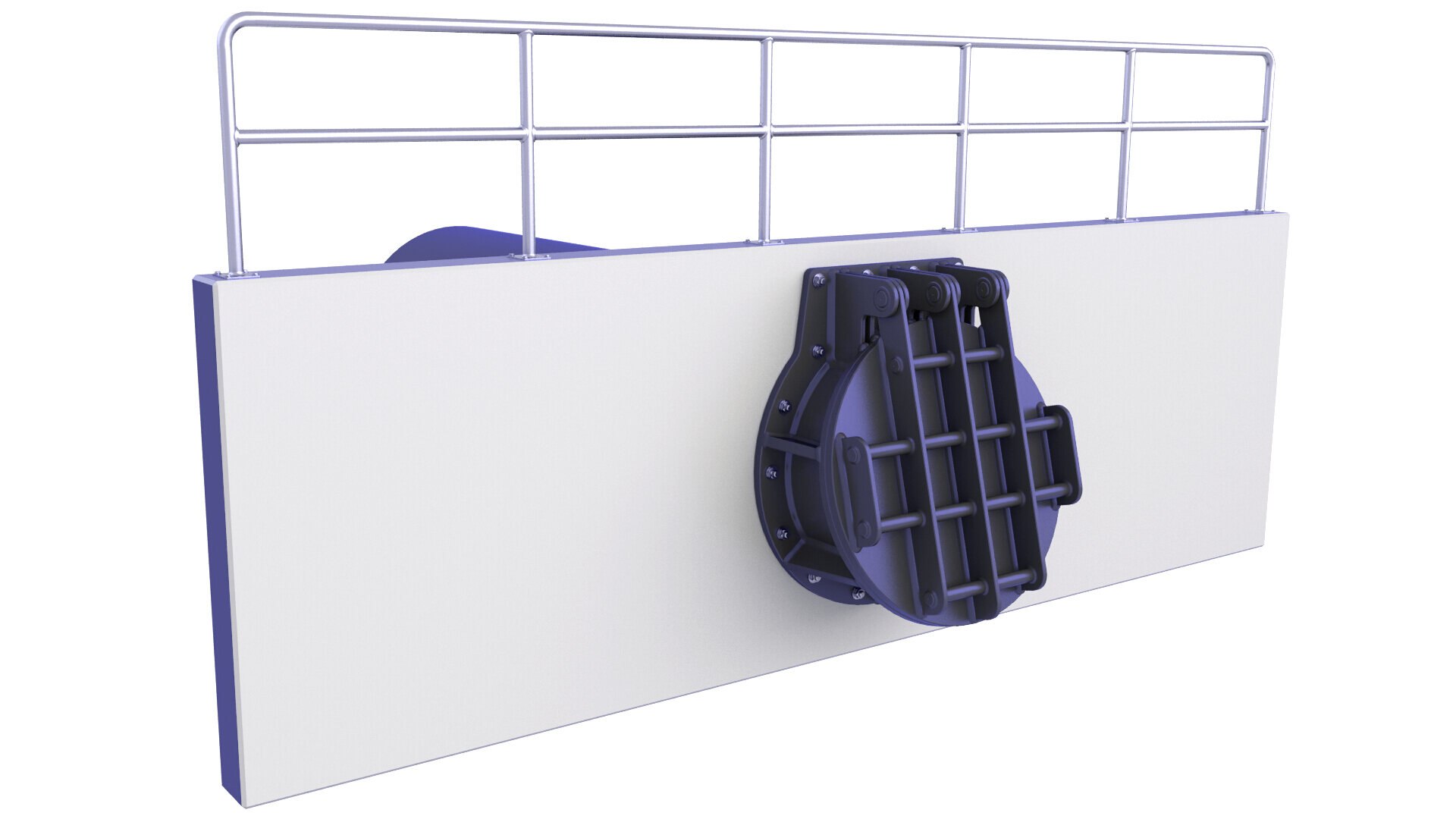 Concrete Bridge Sewage Drain Outlet Flap Gate 25 Model - TurboSquid 1979976