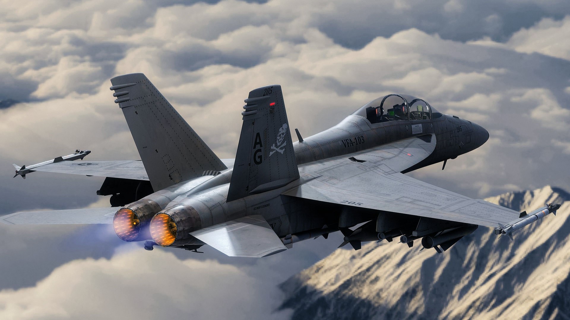 F18F Super Hornet - With Cocpit - Changeable Decal And Text 3D Model ...