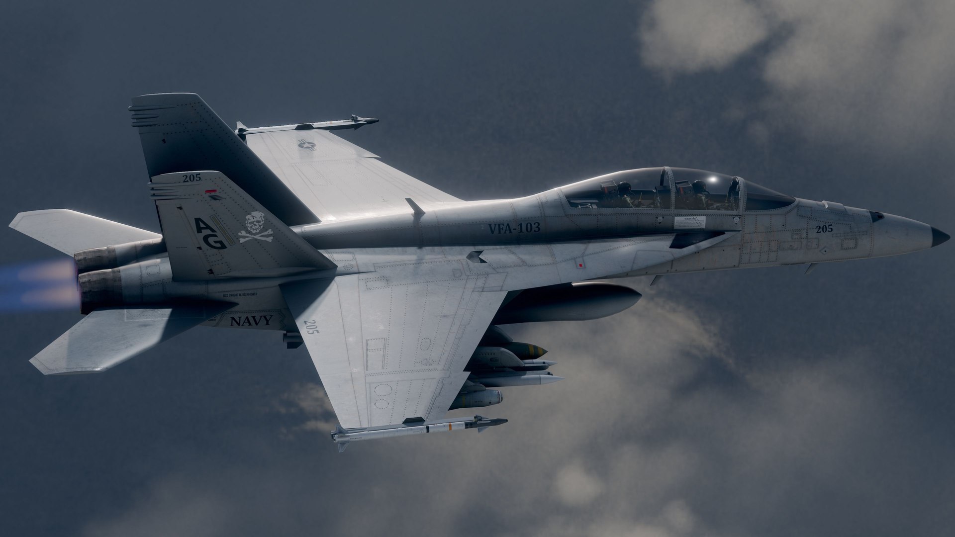 F18F Super Hornet - With Cocpit - Changeable Decal And Text 3D Model ...
