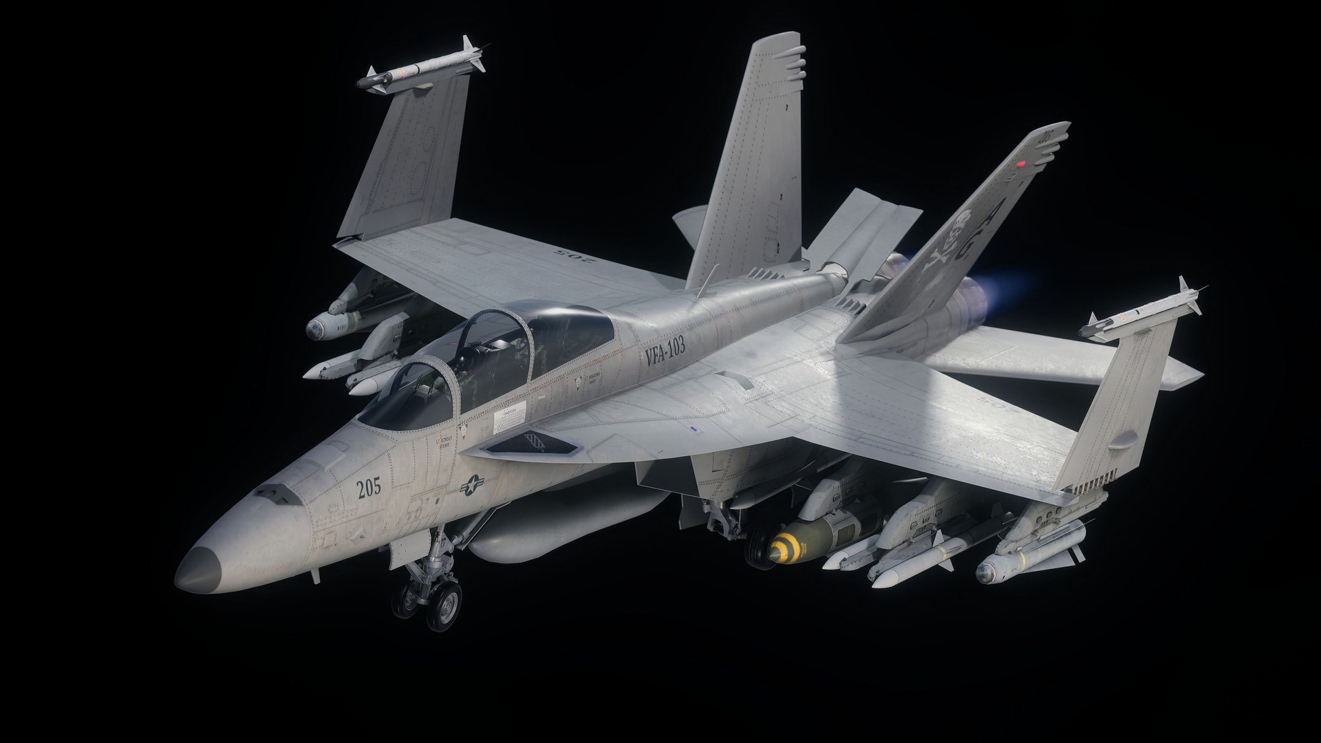 F18F Super Hornet - With Cocpit - Changeable Decal And Text 3D Model ...