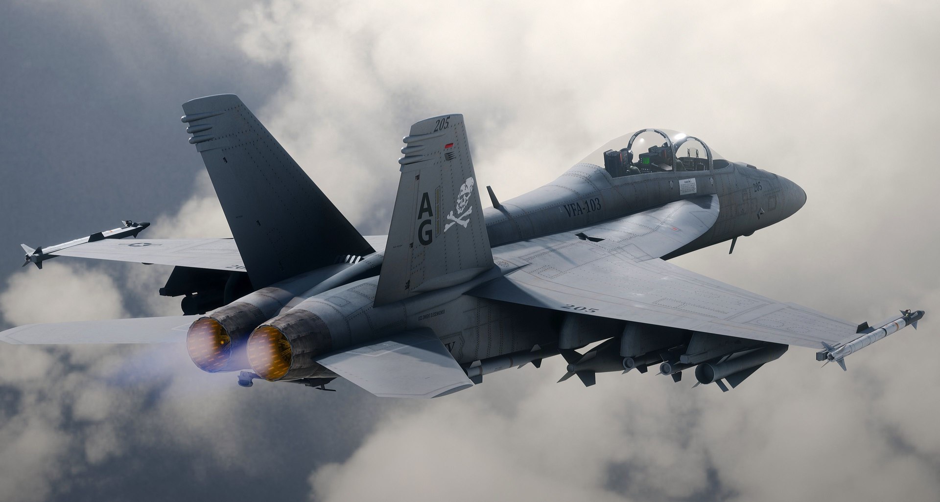 F18F Super Hornet - With Cocpit - Changeable Decal And Text 3D Model ...