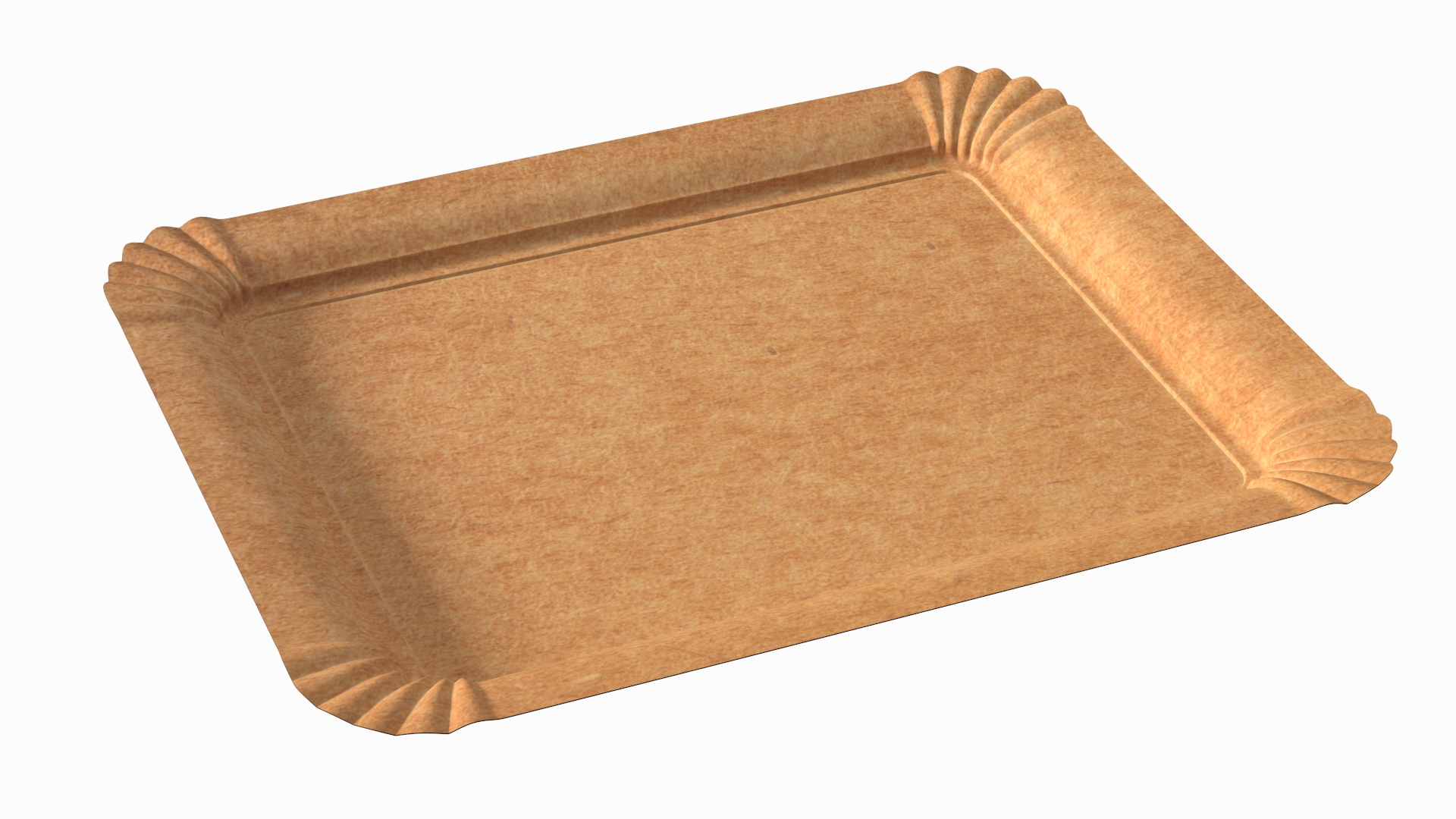 brown paper plates