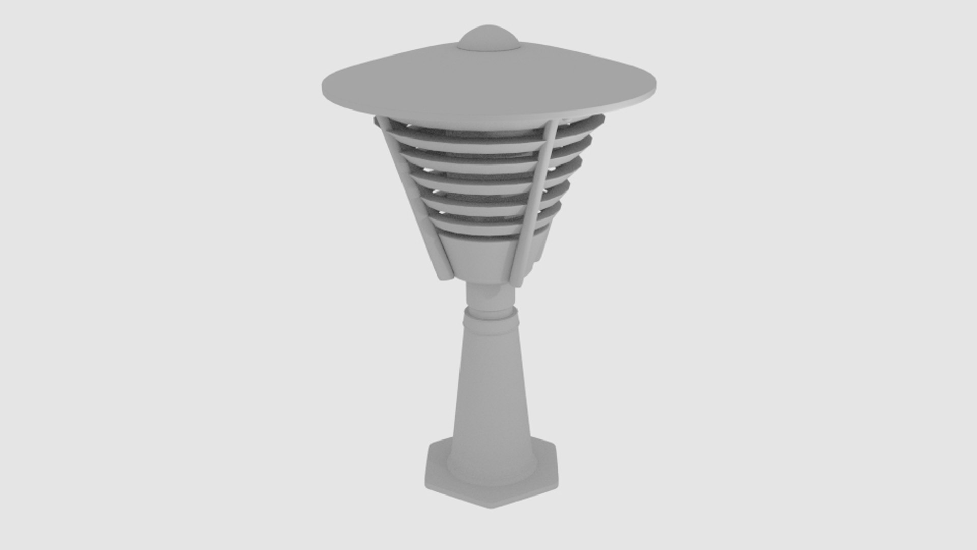 502 Garden Light 3D Model - TurboSquid 1158064