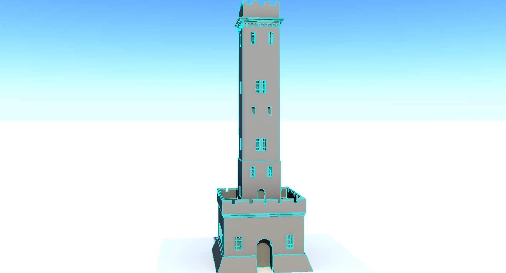 tower 3d model