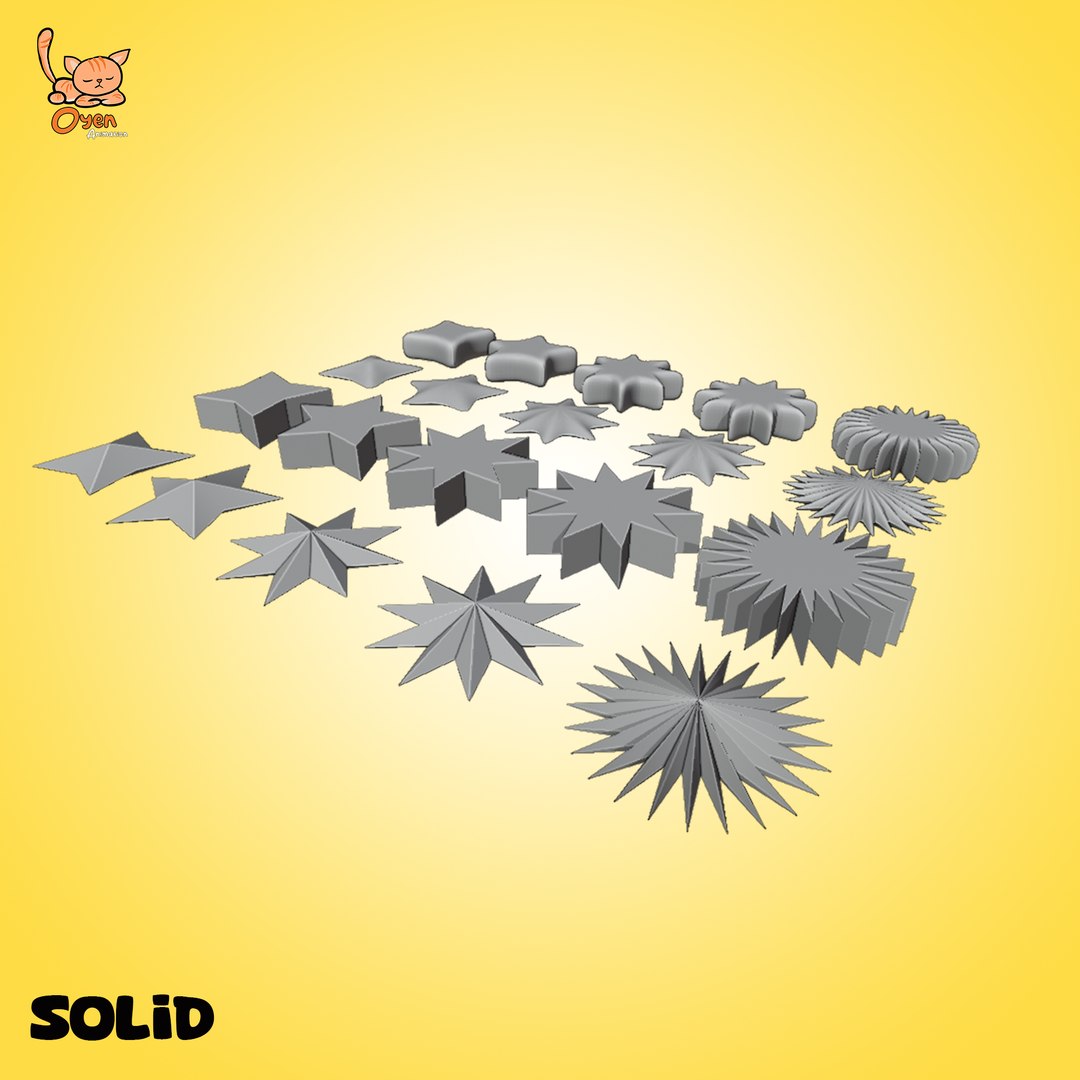 Free Star Pack 01 3D Model - TurboSquid 2238331