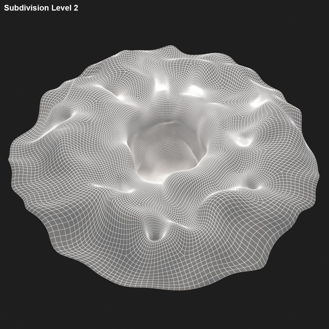 3d Model Realistic Hole 02 Yellow