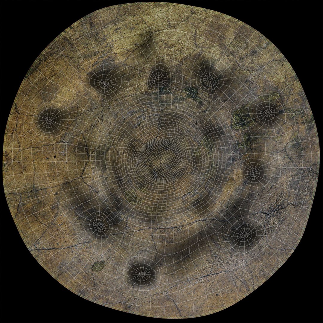 3d Model Realistic Hole 02 Yellow