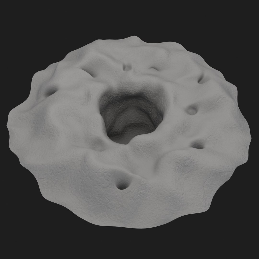 3d Model Realistic Hole 02 Yellow