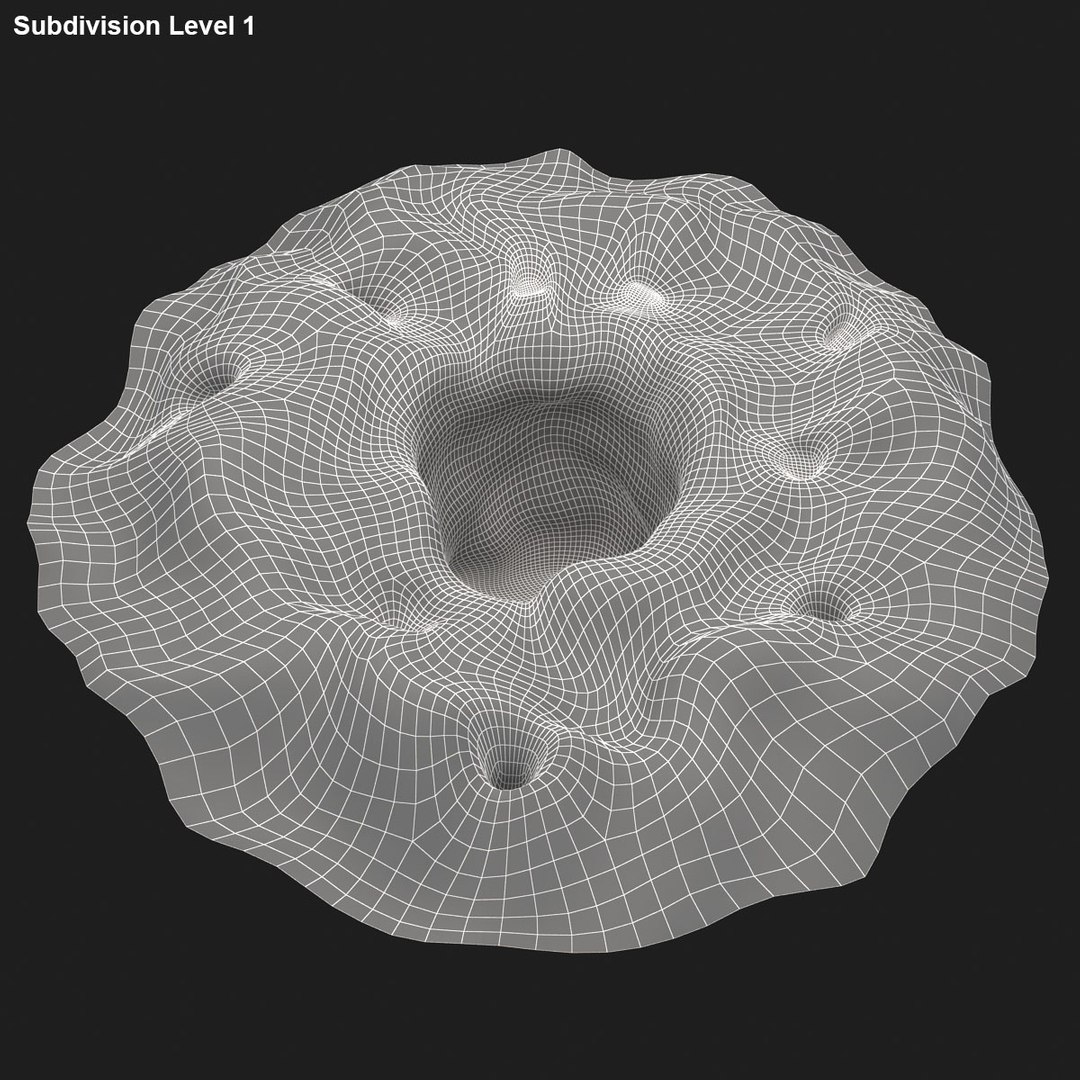 3d Model Realistic Hole 02 Yellow