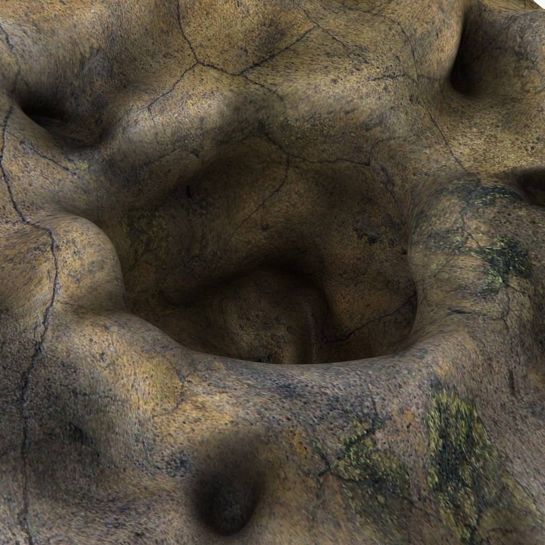 3d Model Realistic Hole 02 Yellow