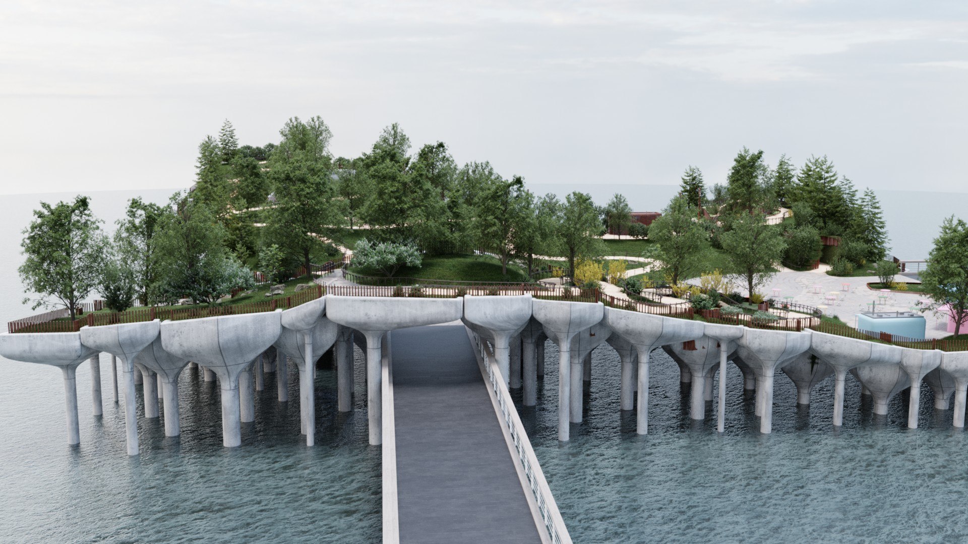 3D Little Island NYC - TurboSquid 2044461