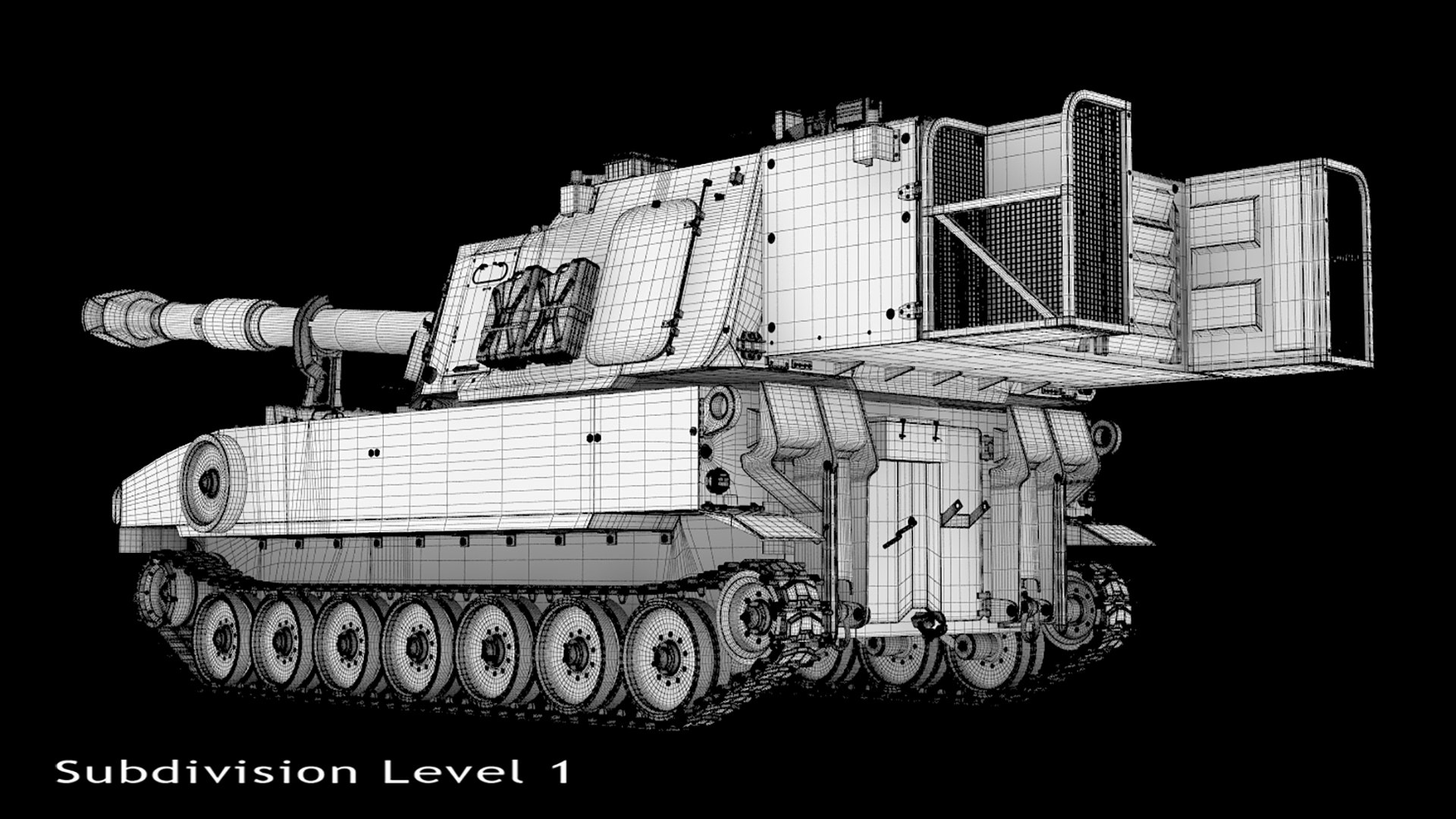 M109a6 Paladin Tank Track 3D Model - TurboSquid 1154723