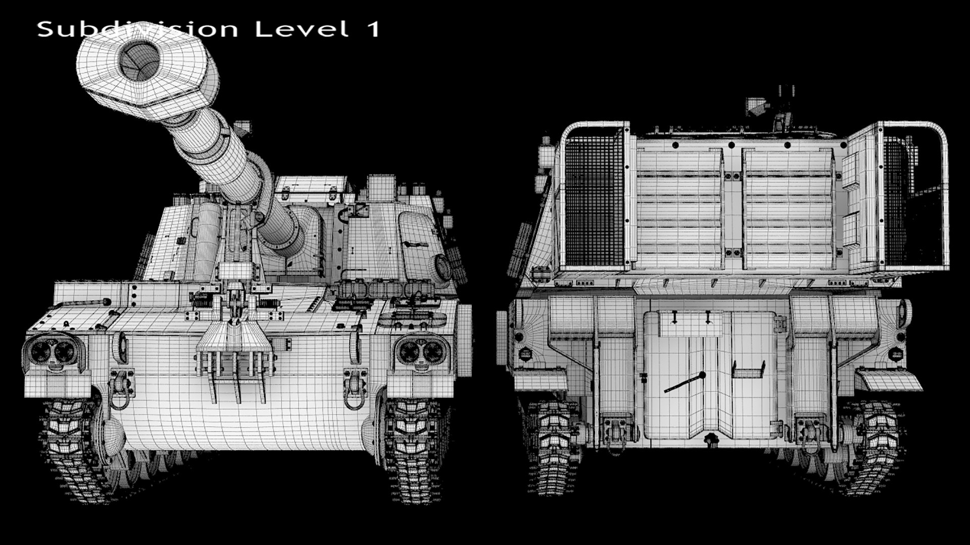 M109a6 Paladin Tank Track 3D Model - TurboSquid 1154723